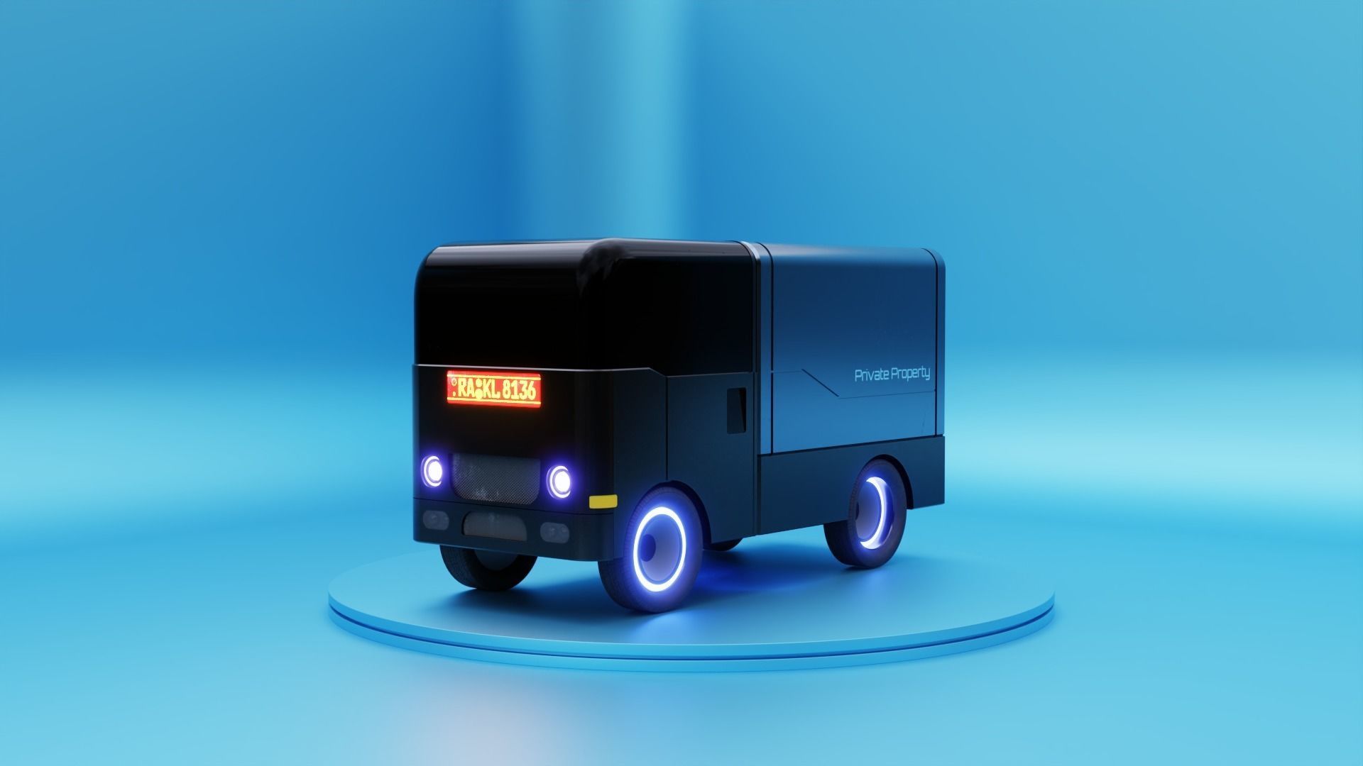 3D model Sci Fi kei truck VR / AR / low-poly | CGTrader