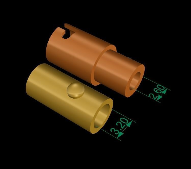 Round Clasp 3D model 3D printable | CGTrader