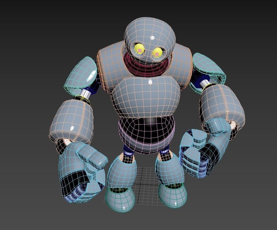 Robot model 3D model rigged | CGTrader
