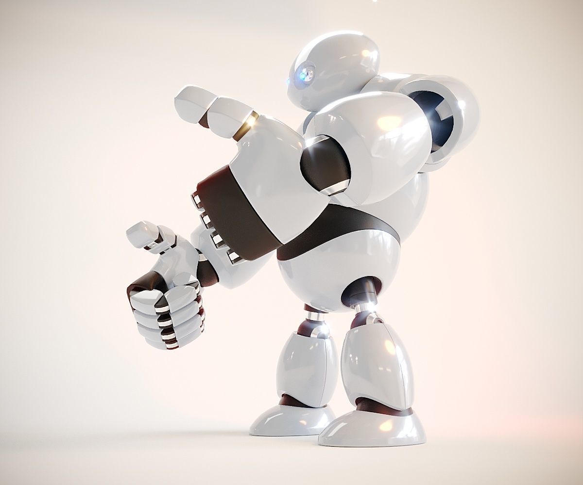 Robot model 3D model rigged | CGTrader