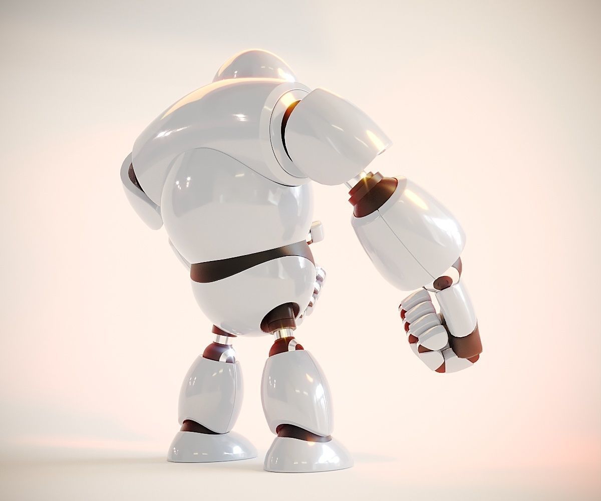 Robot model 3D model rigged | CGTrader