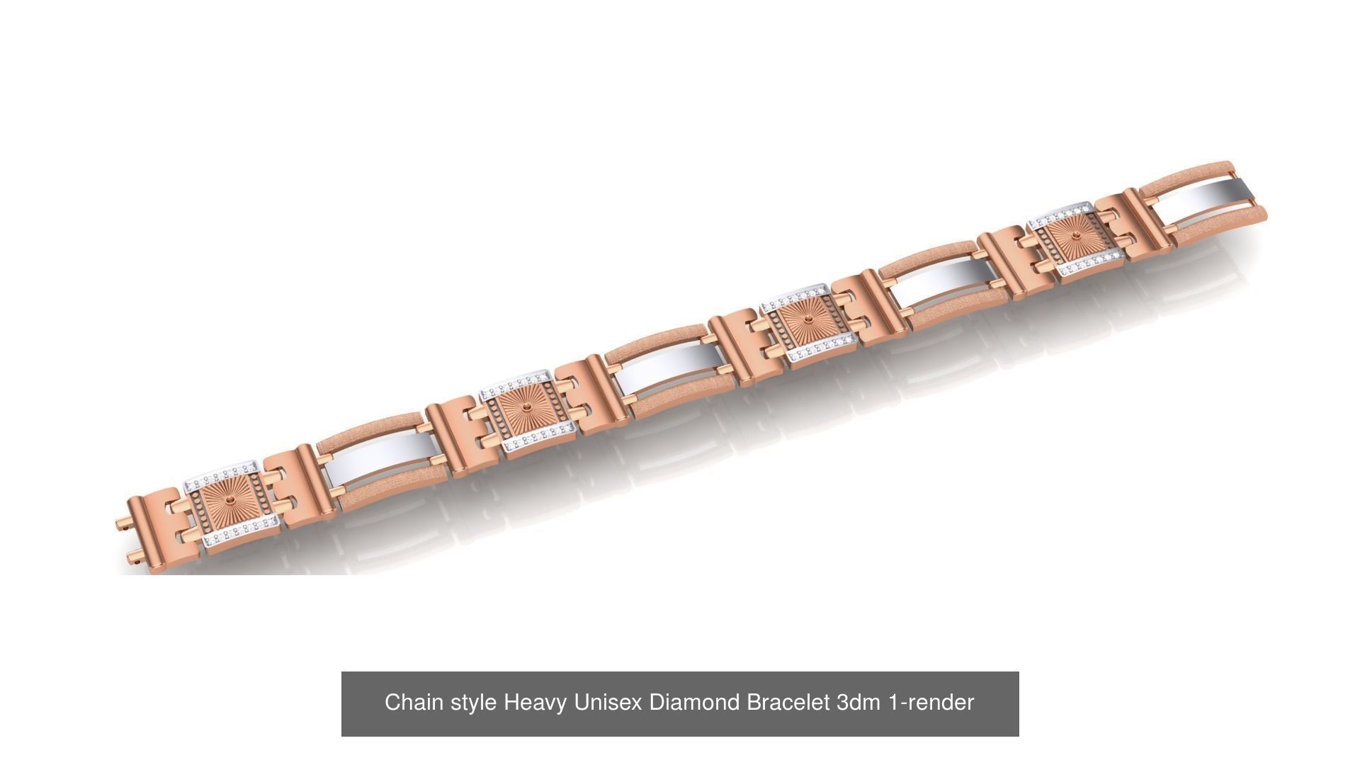 99 Chain Style Diamond Bracelet 3D Model Collection | CGTrader