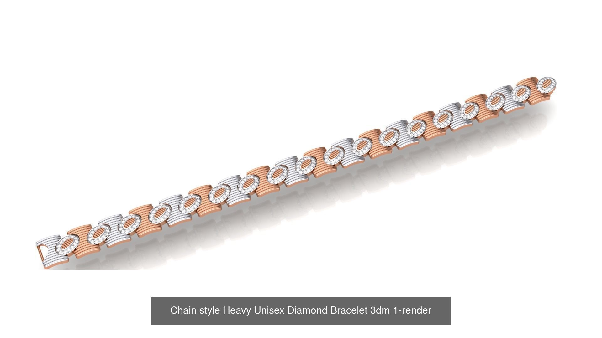 99 Chain Style Diamond Bracelet 3D Model Collection | CGTrader