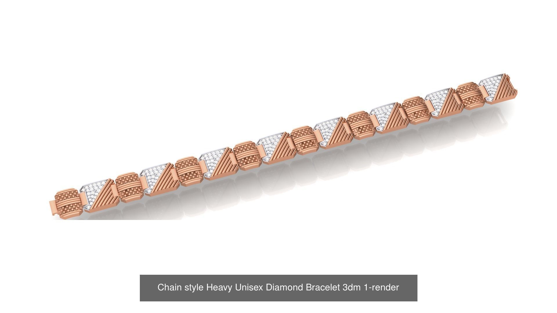 99 Chain Style Diamond Bracelet 3D Model Collection | CGTrader