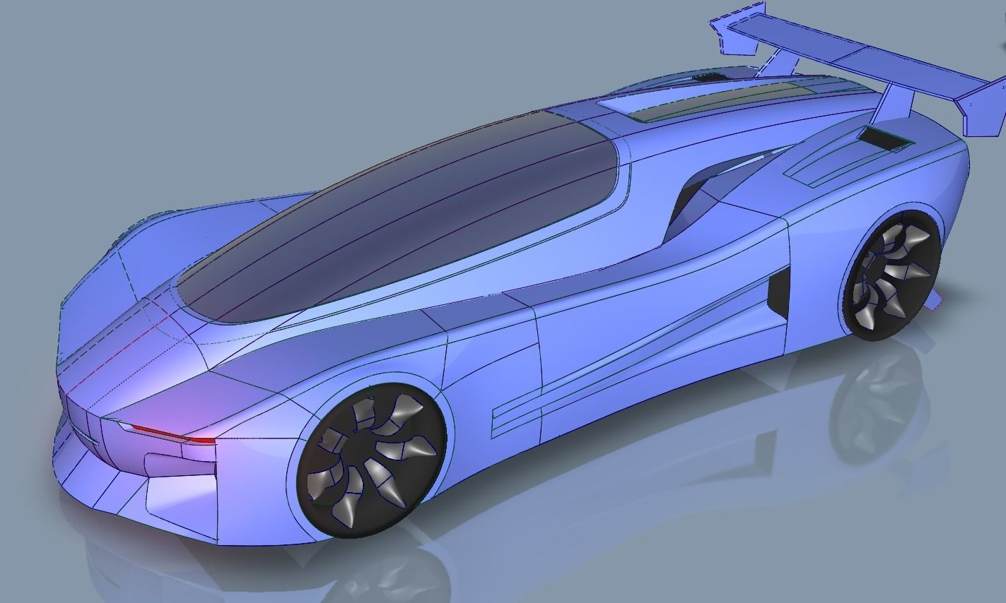 concept car 3D model | CGTrader