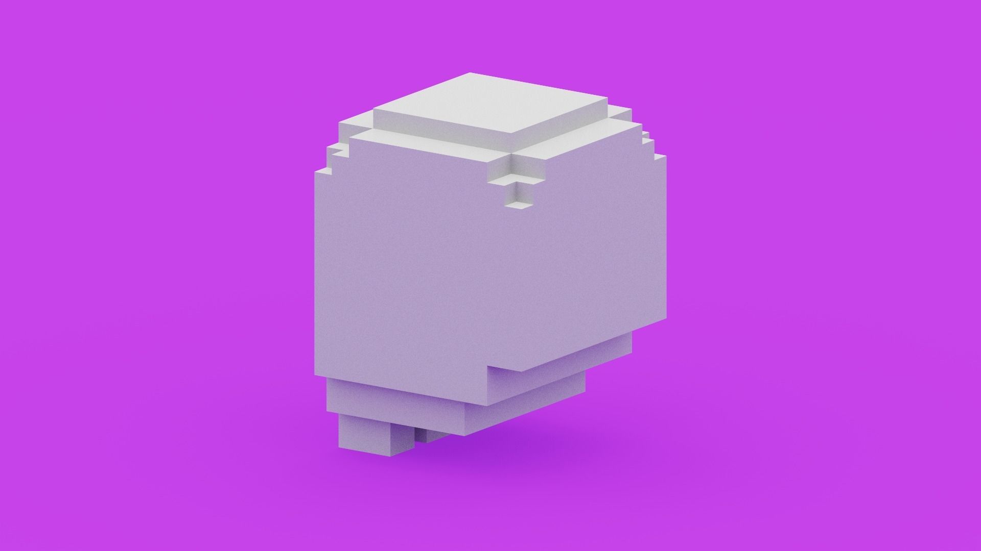 3D model Voxel Skull VR / AR / low-poly | CGTrader