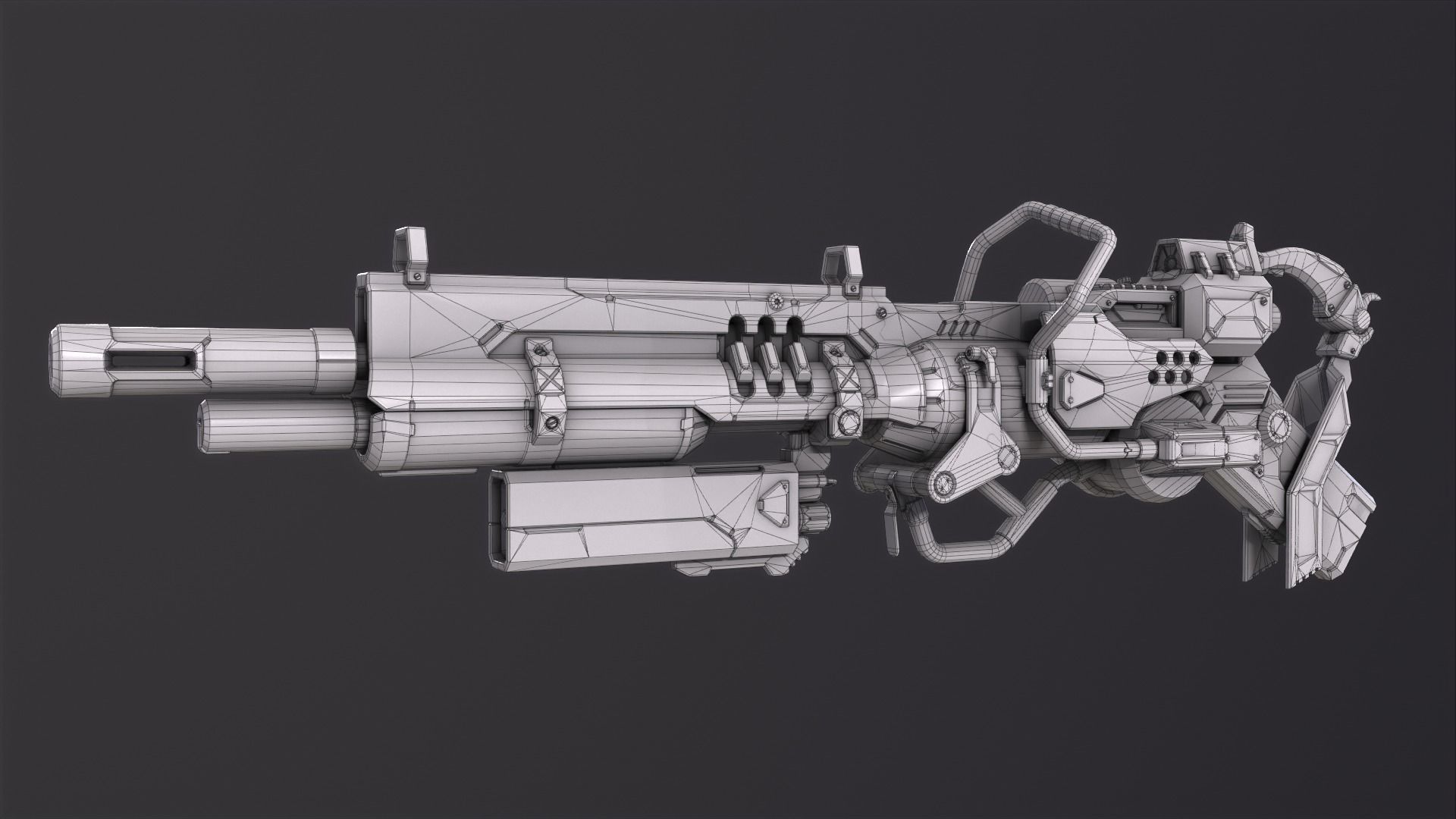 3D model Weapon Sci Fi Pack Vol 2 VR / AR / low-poly | CGTrader