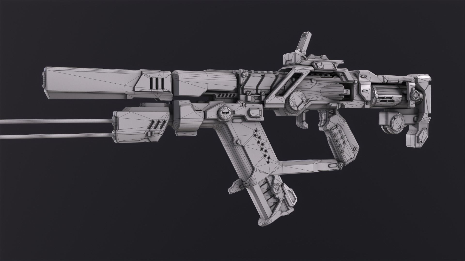 3D model Weapon Sci Fi Pack Vol 2 VR / AR / low-poly | CGTrader