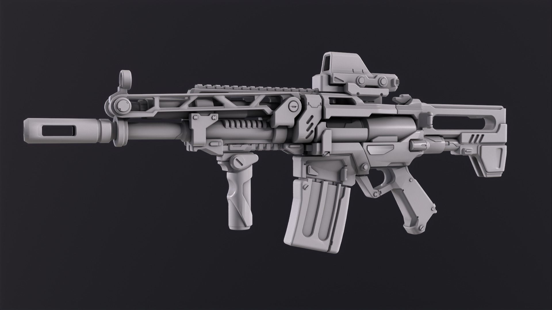 3D model Weapon Sci Fi Pack Vol 2 VR / AR / low-poly | CGTrader