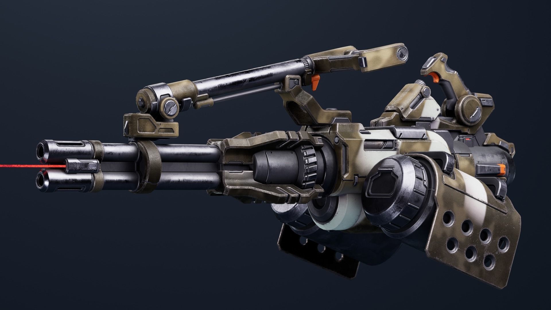 3D model Weapon Sci Fi Pack Vol 2 VR / AR / low-poly | CGTrader