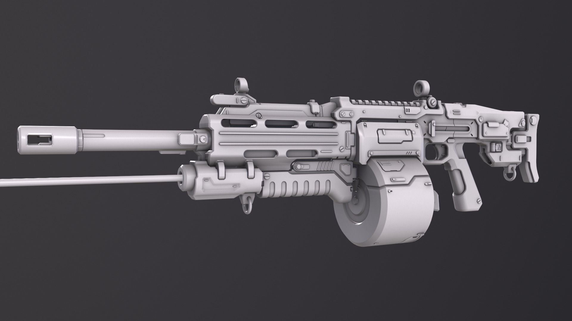 3D model Weapon Sci Fi Pack Vol 2 VR / AR / low-poly | CGTrader