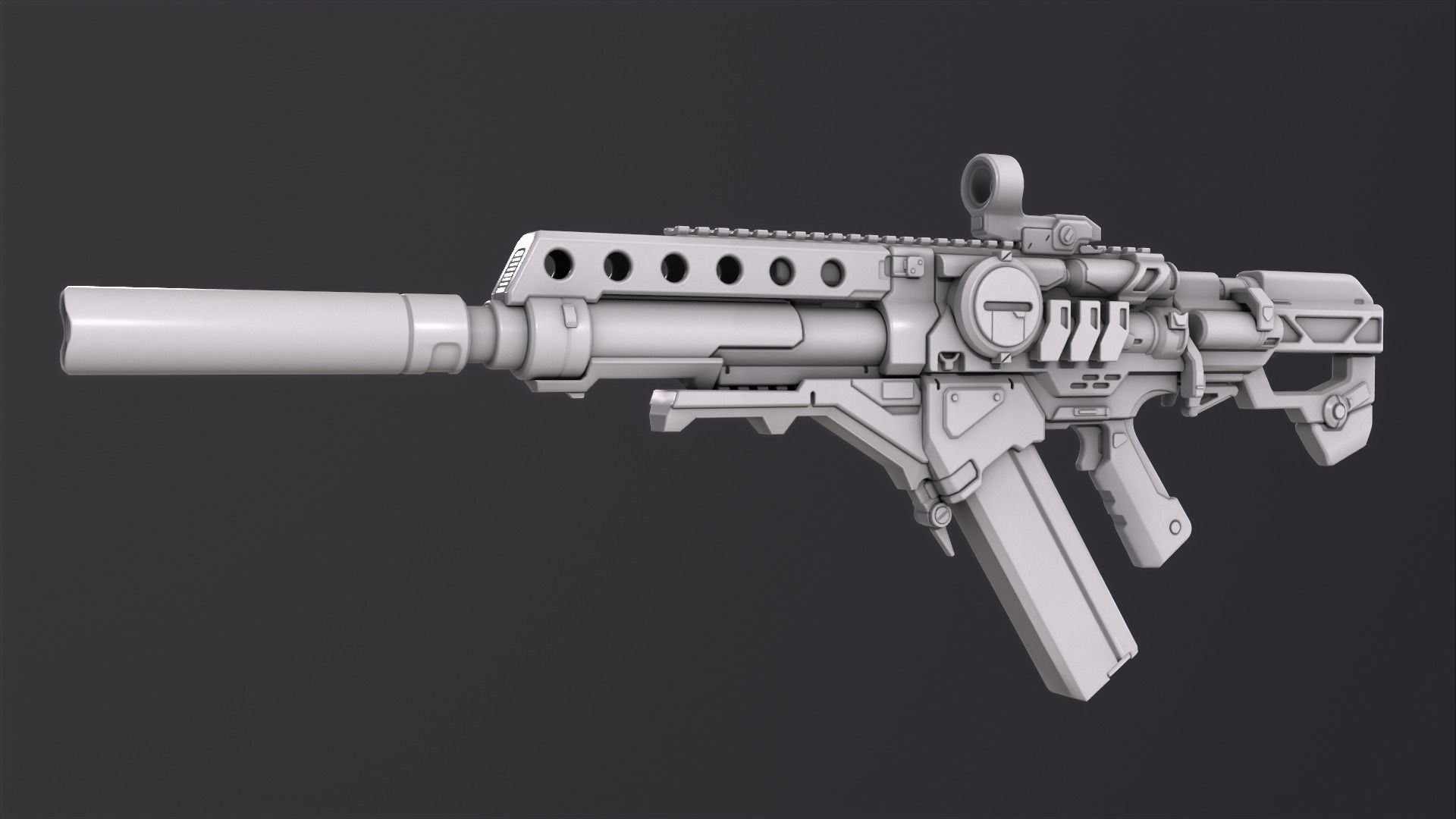 3D model Weapon Sci Fi Pack Vol 2 VR / AR / low-poly | CGTrader