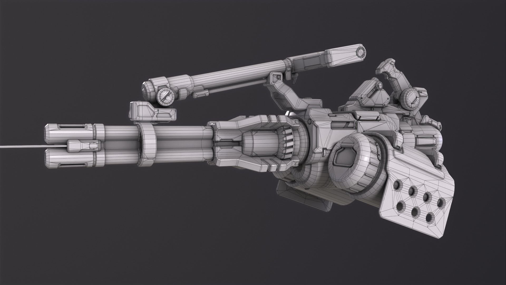 3D model Weapon Sci Fi Pack Vol 2 VR / AR / low-poly | CGTrader