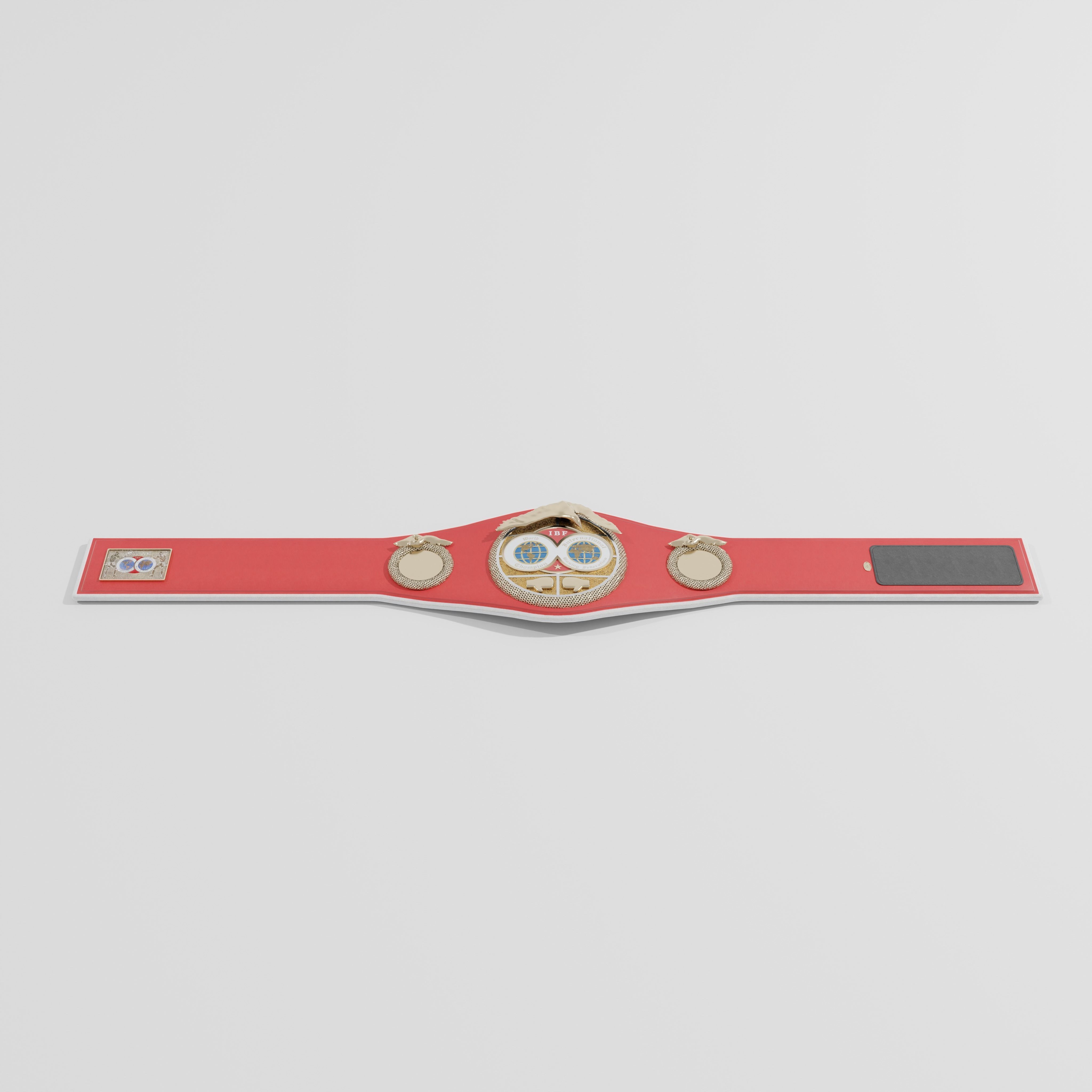 IBF WORLD CHAMPION BELT free 3D model | CGTrader