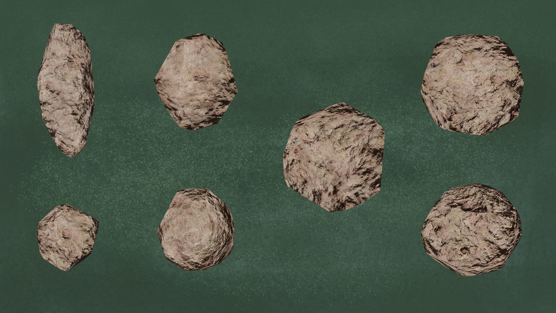 RocksF1 Red Desert Pack - Nature Env Assets free 3D model | CGTrader