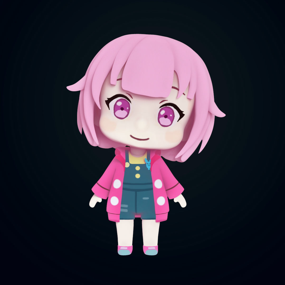 Emu Chibi 3D model 3D printable | CGTrader