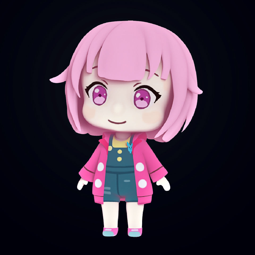 Emu Chibi 3D model 3D printable | CGTrader