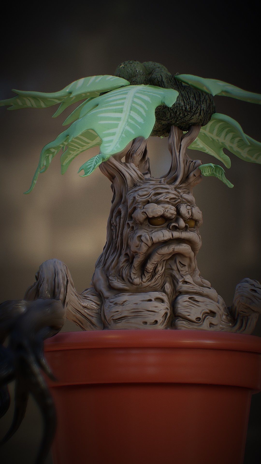 MANDRAKE HARRY POTTER 3D model 3D printable | CGTrader