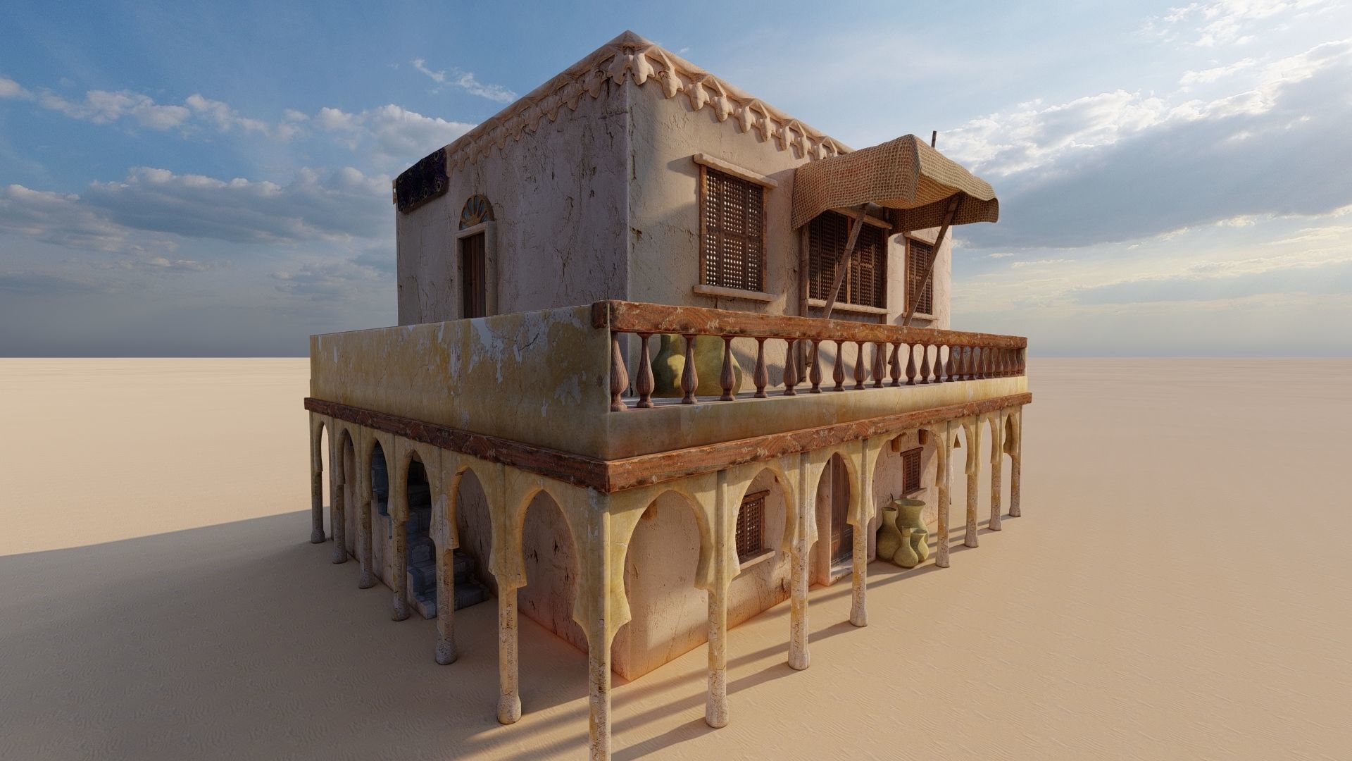 old Arab house 3D model | CGTrader