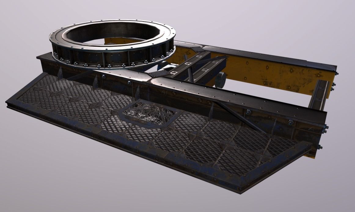 3D model Crane Engine Platform VR / AR / low-poly | CGTrader