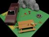 3D model Lumberjack scene VR / AR / low-poly | CGTrader