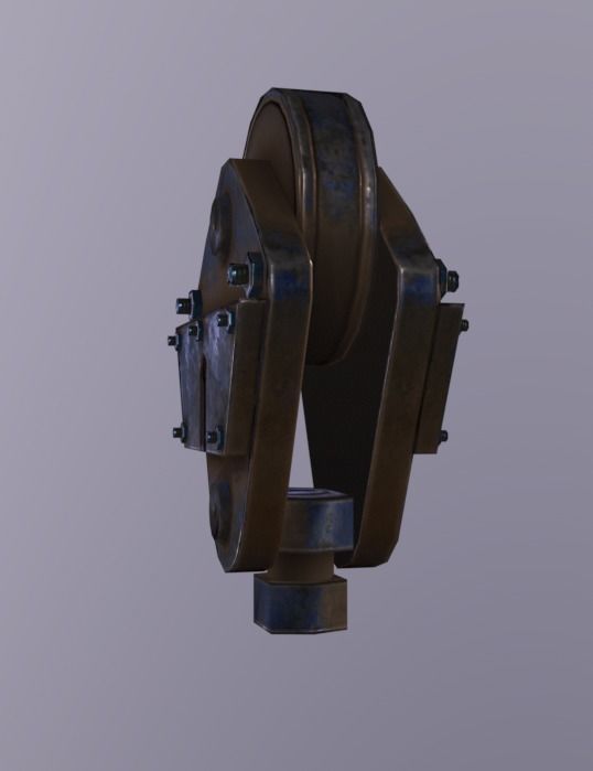 3D model Crane Hook Wheel VR / AR / low-poly | CGTrader