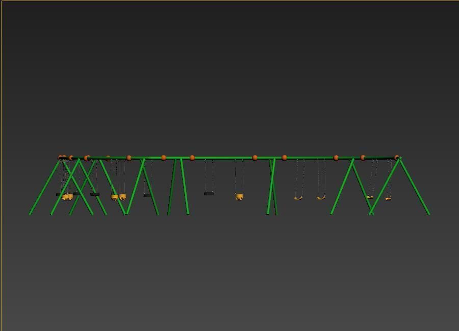 Ring swing combination free 3D model | CGTrader