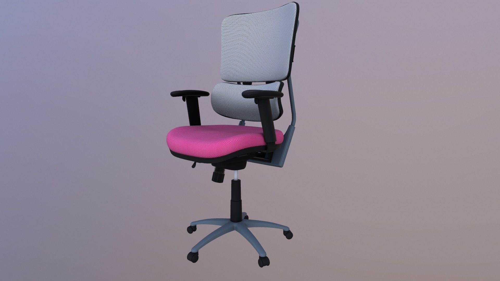 Manager Office Chair with Lumbar 3D model | CGTrader