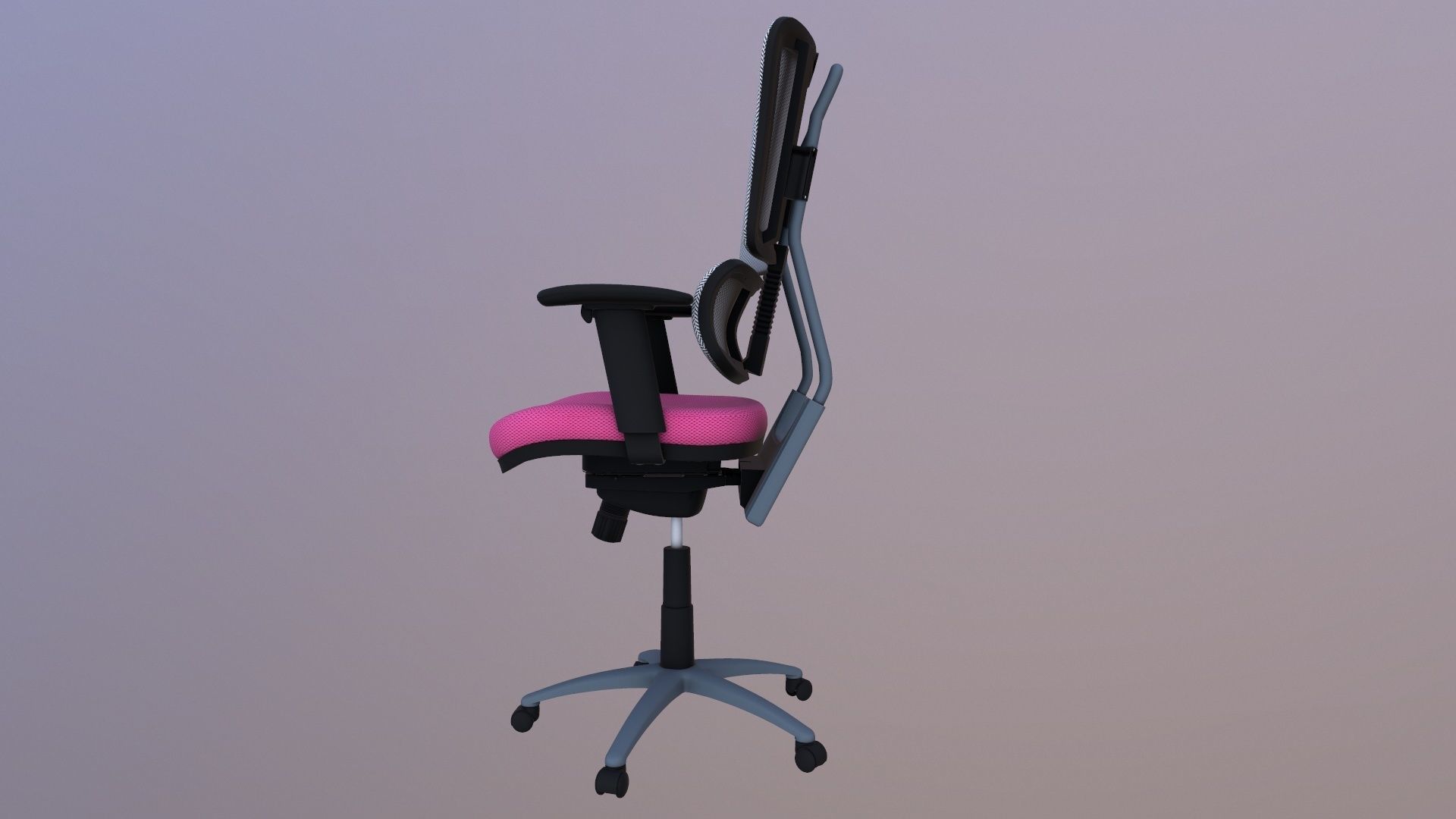 Manager Office Chair with Lumbar 3D model | CGTrader