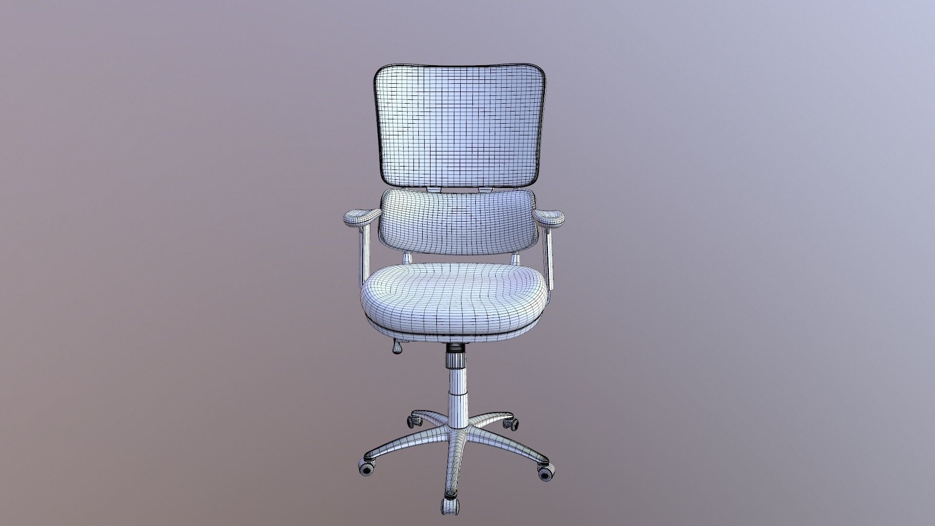 Manager Office Chair with Lumbar 3D model | CGTrader