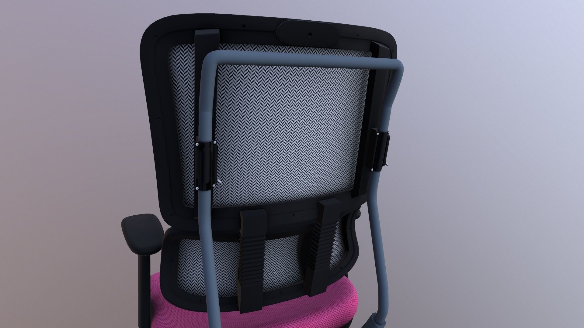 Manager Office Chair with Lumbar 3D model | CGTrader