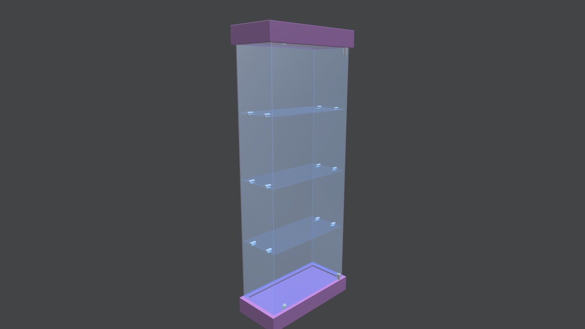 Shelf Glass Cabinet 3D model | CGTrader