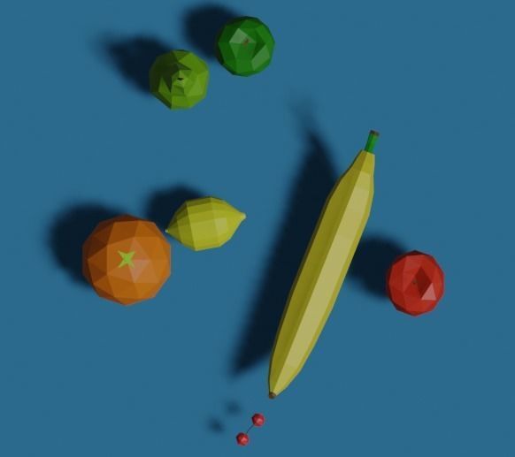 Fruits and berries free 3D model | CGTrader