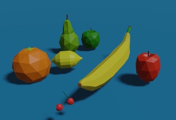 Fruits and berries free 3D model | CGTrader