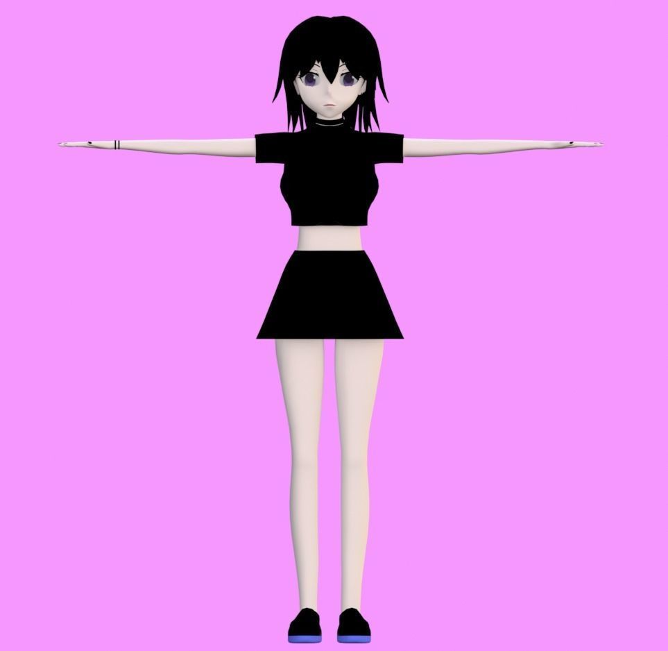 3D model Hanako VRChat VR / AR / low-poly | CGTrader