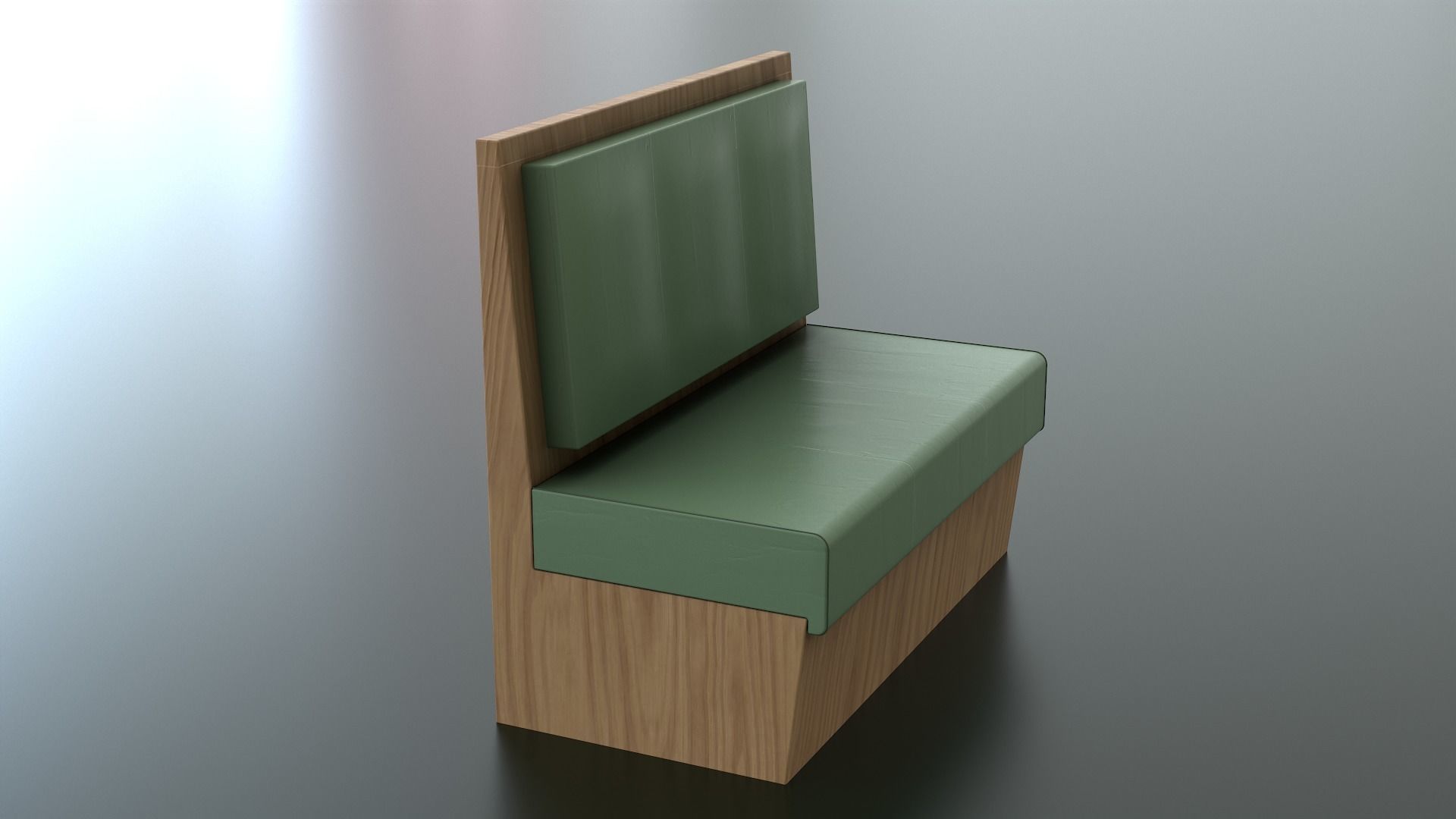 Dinner Booth Banquet 3D model | CGTrader