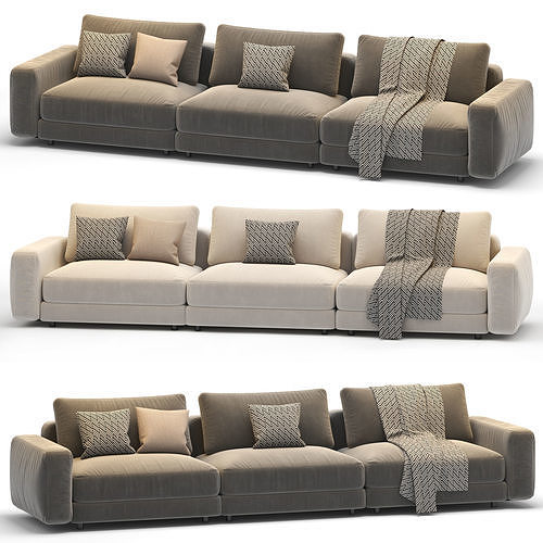 Edward modular sofa 3D model | CGTrader