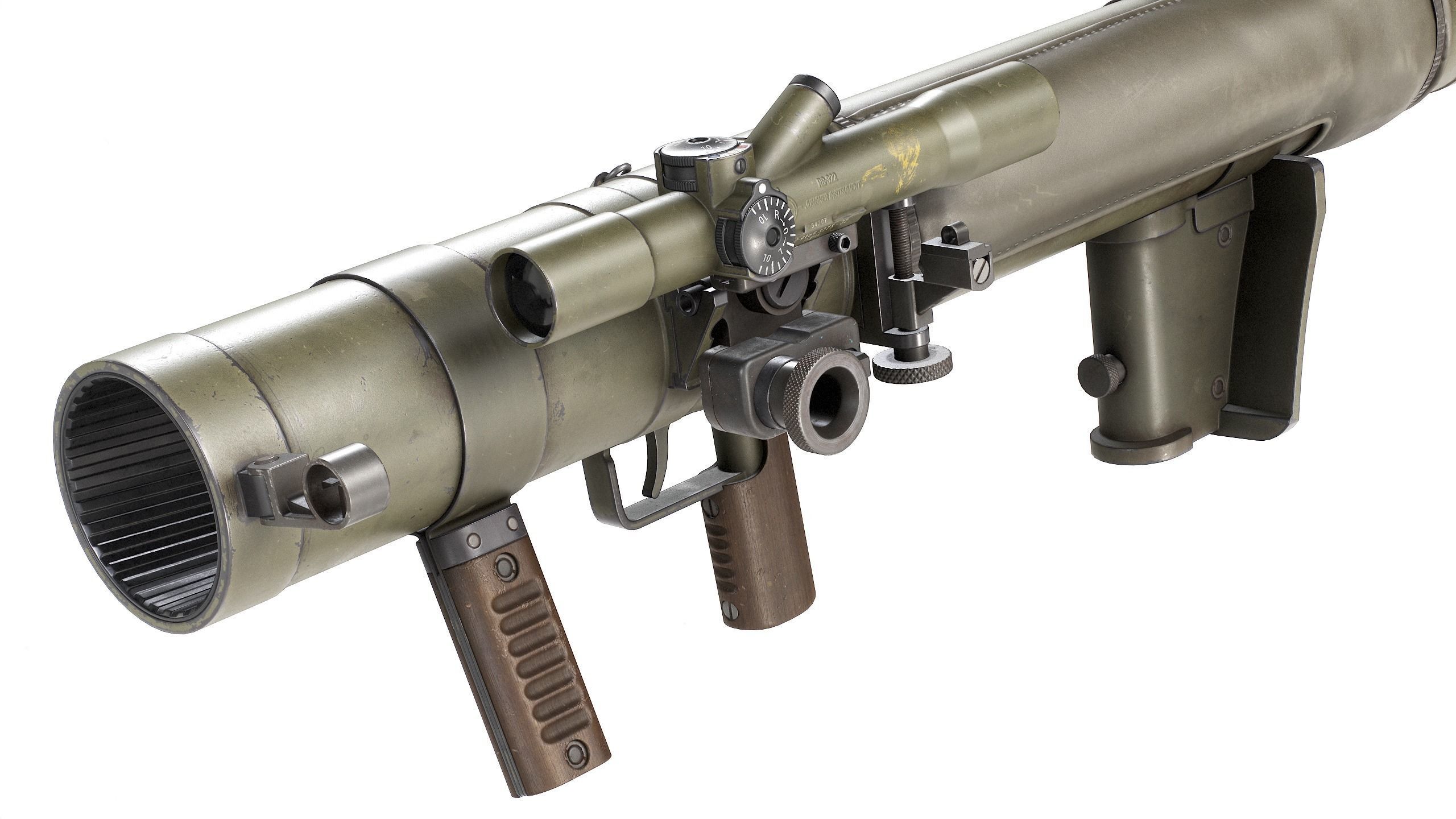 3D model PBR Carl Gustaf M2 Recoilless Rifle VR / AR / low-poly | CGTrader