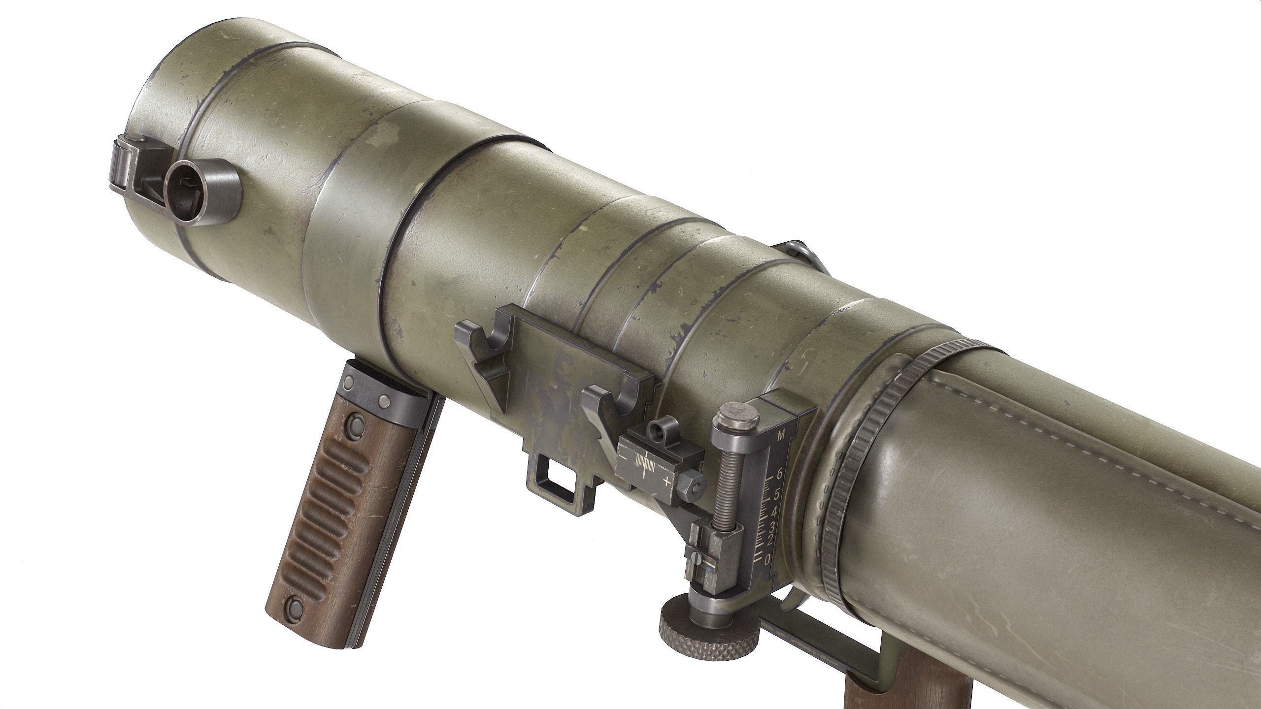 3D model PBR Carl Gustaf M2 Recoilless Rifle VR / AR / low-poly | CGTrader