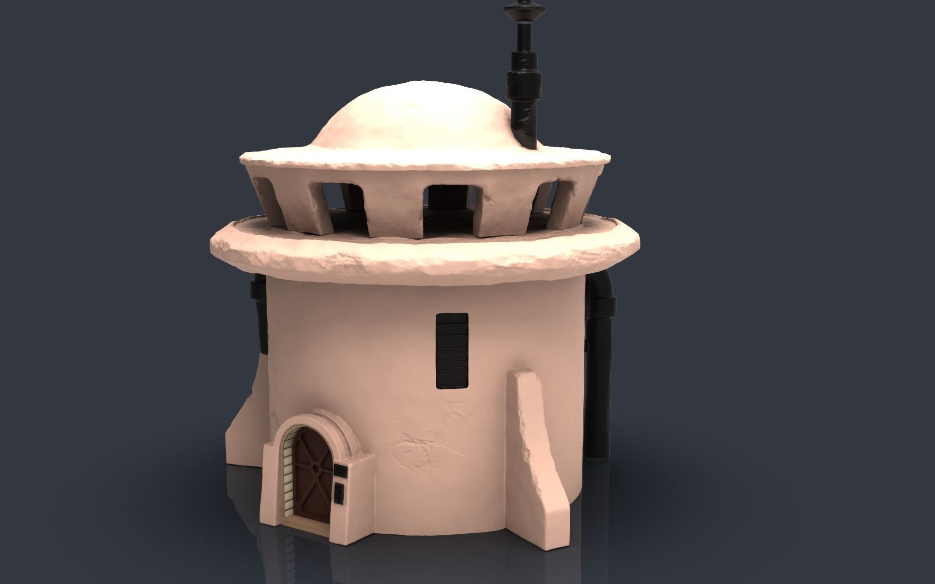 Star wars Tatooine Building pack for print 3D model 3D printable | CGTrader