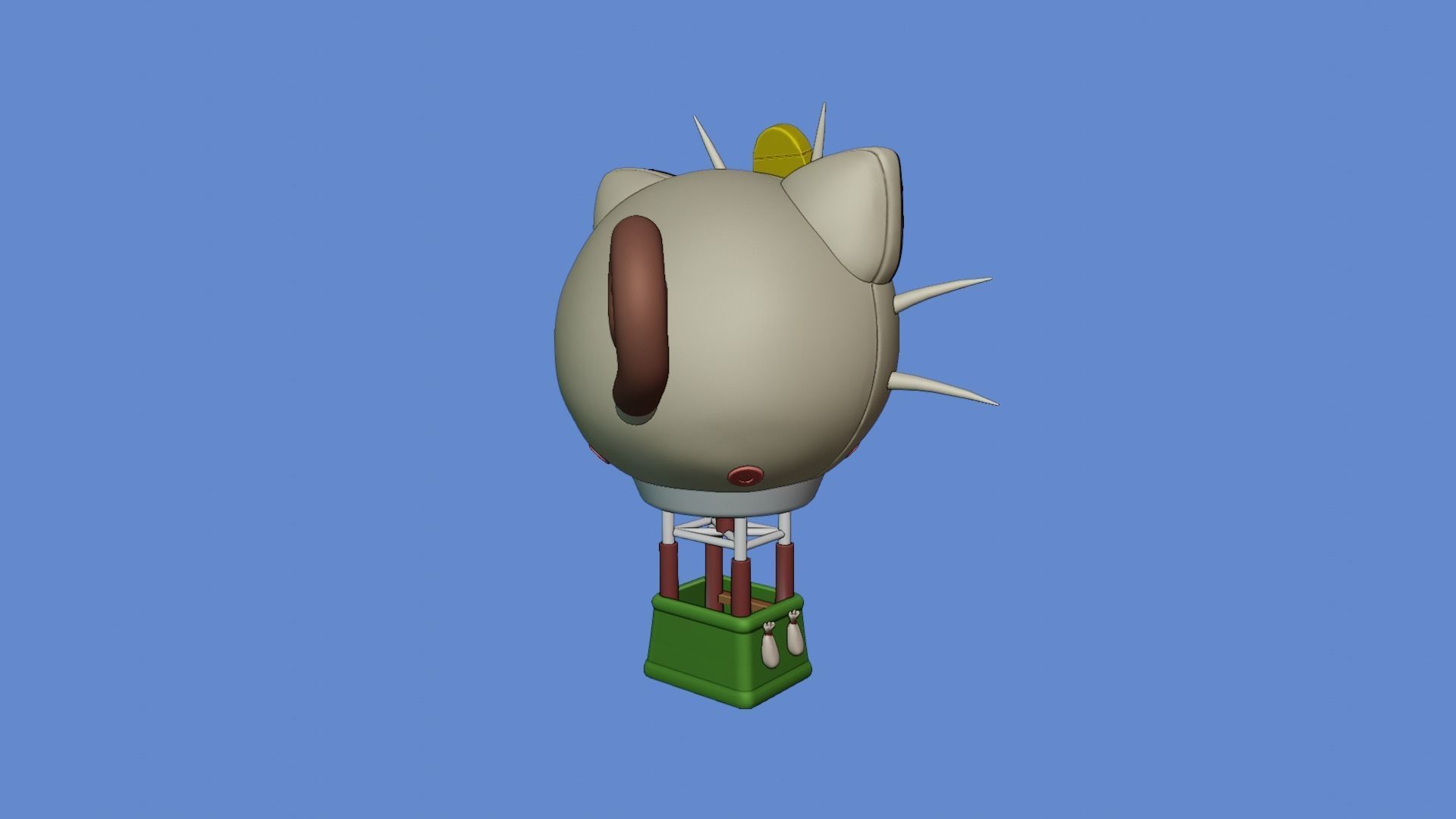 MEOWTH BALLOON ROCKET TEAM POKEMON 3D model 3D printable | CGTrader