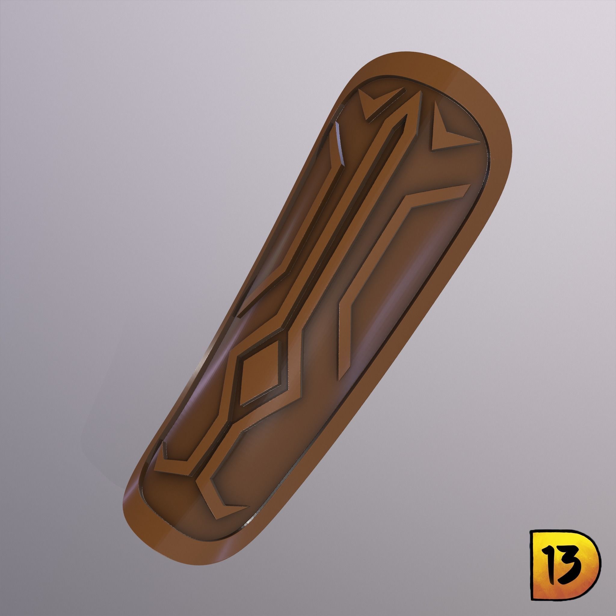 Link Arm Guard 3D model 3D printable | CGTrader