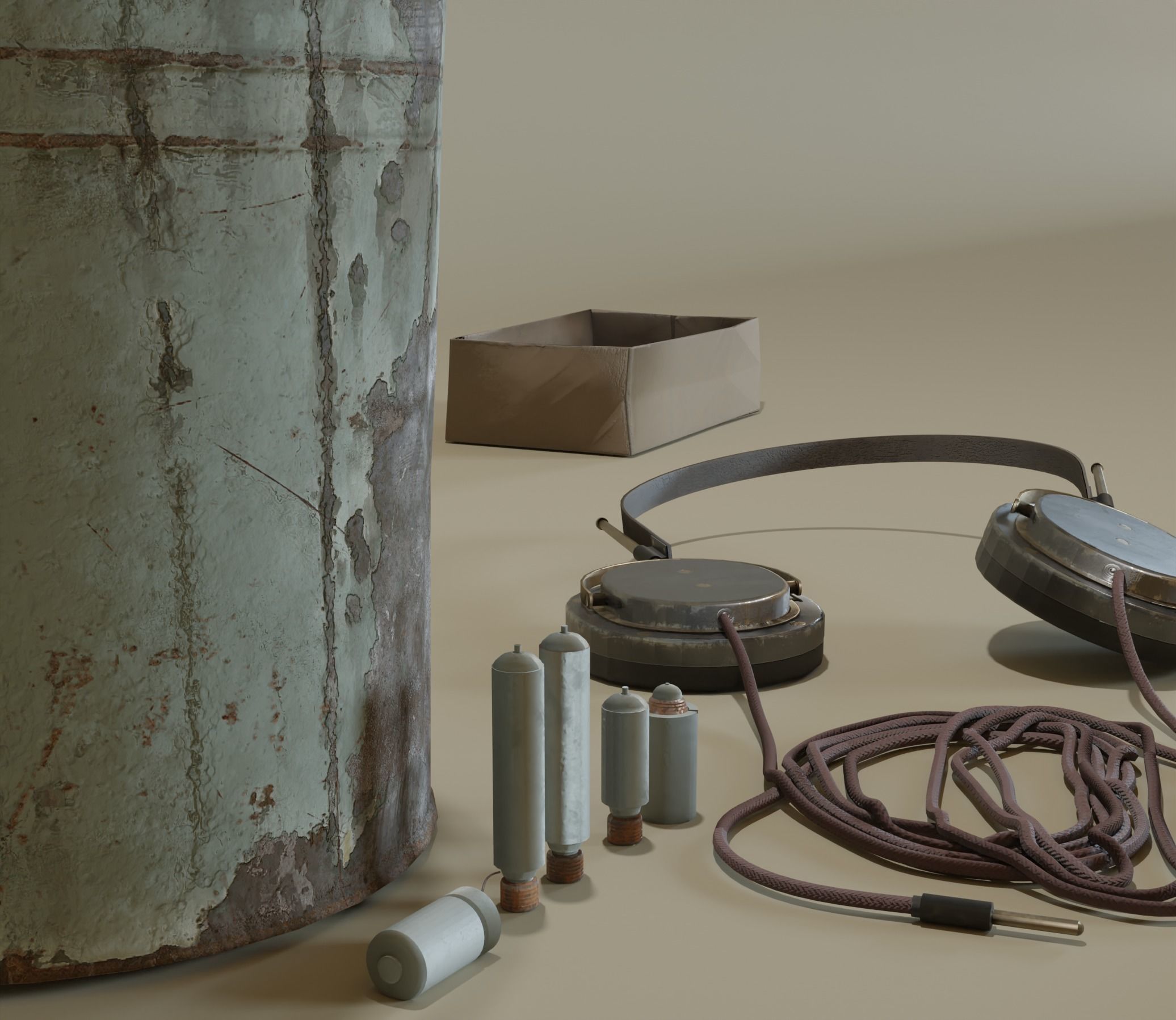 3D model Room props pack VR / AR / low-poly | CGTrader