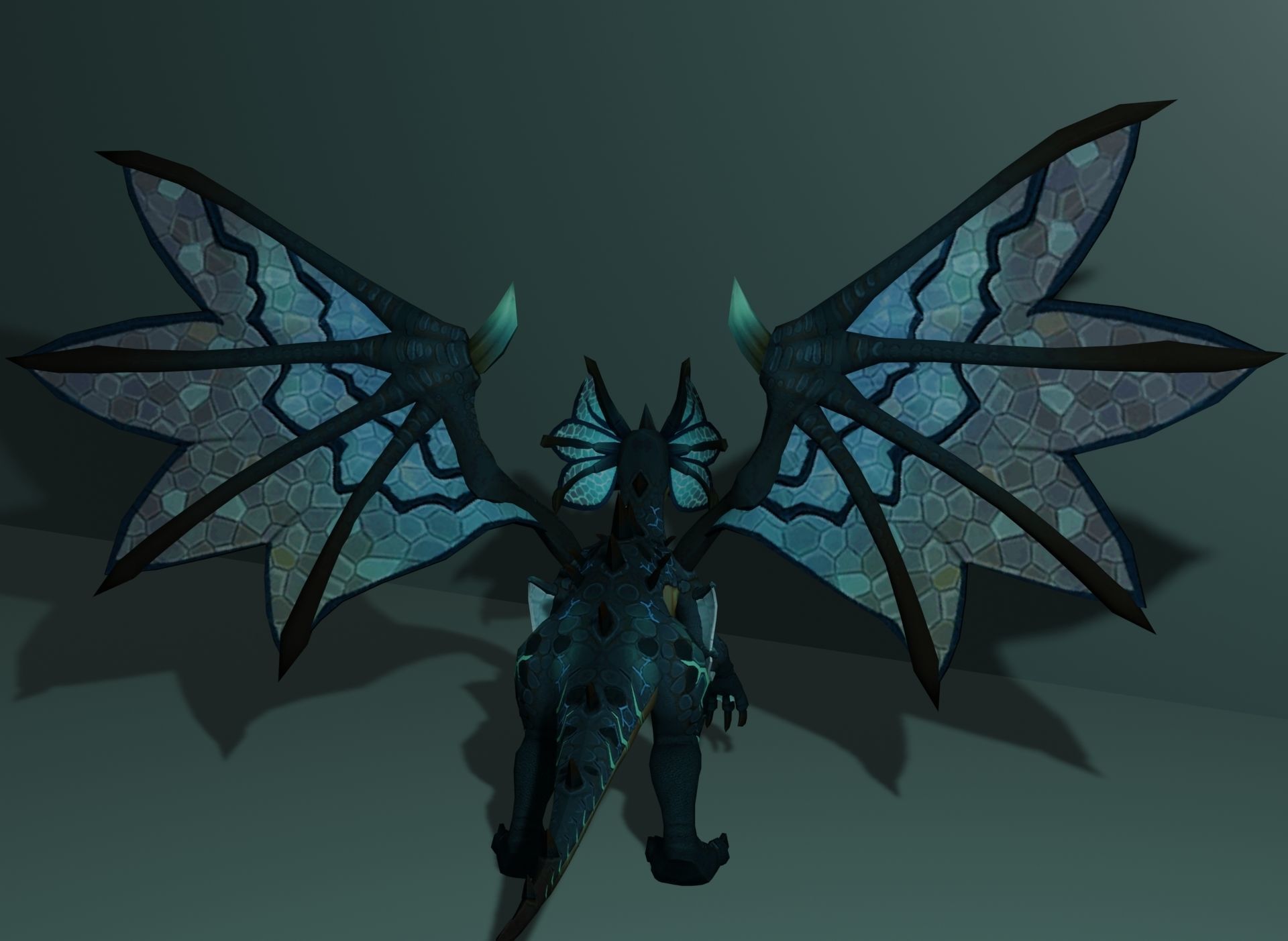 wind dragon 3D model animated rigged | CGTrader