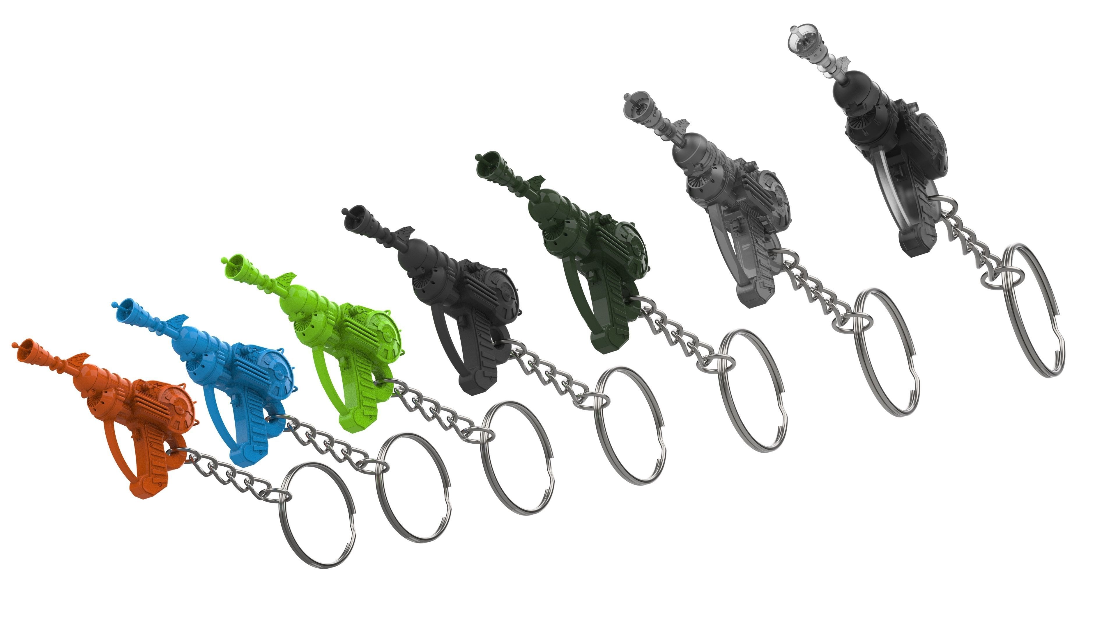 Keychain - Ray Blaster - CoD - Printable model - STL 3D model 3D ...