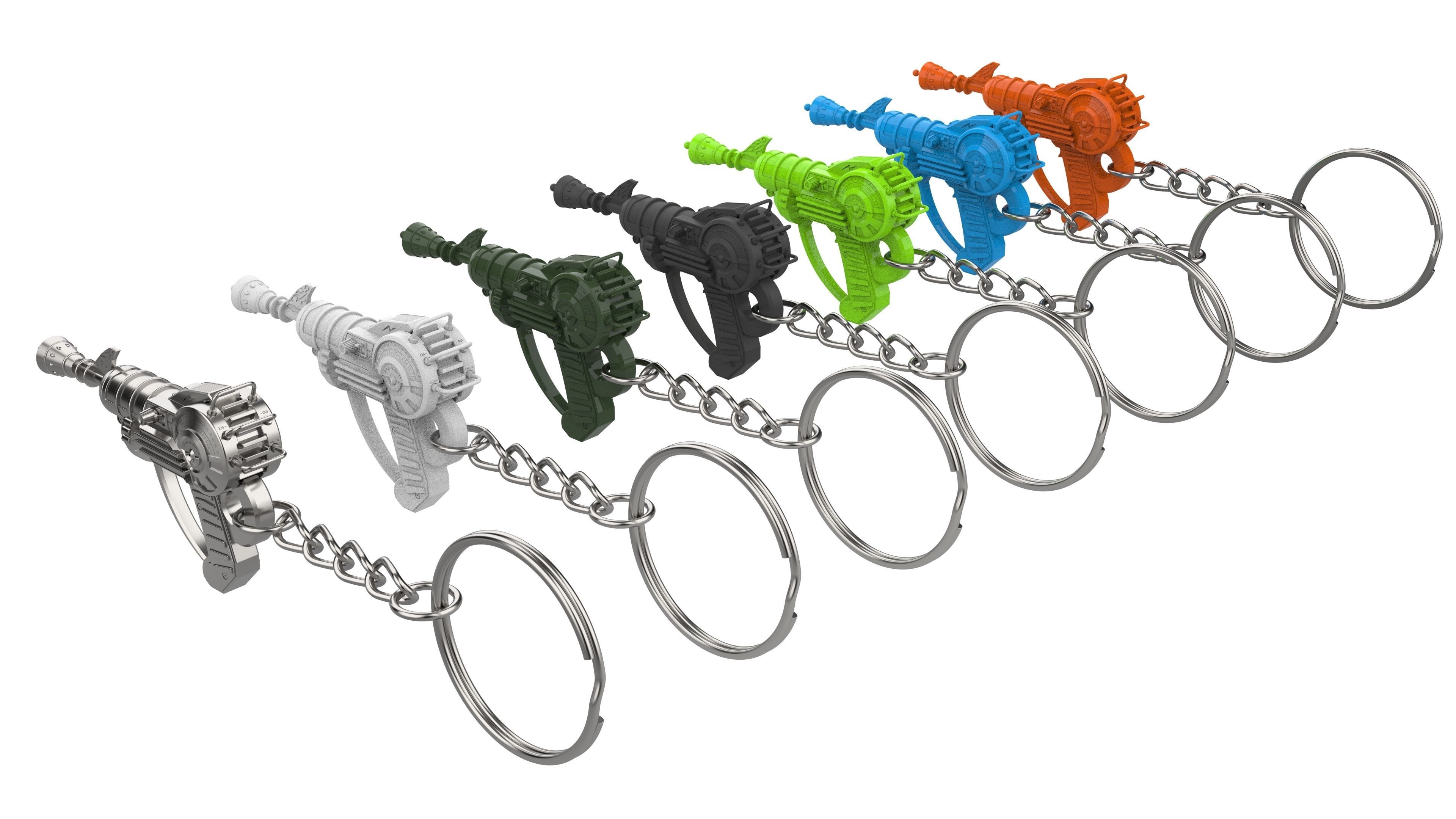 Keychain - Ray Blaster - CoD - Printable model - STL 3D model 3D ...