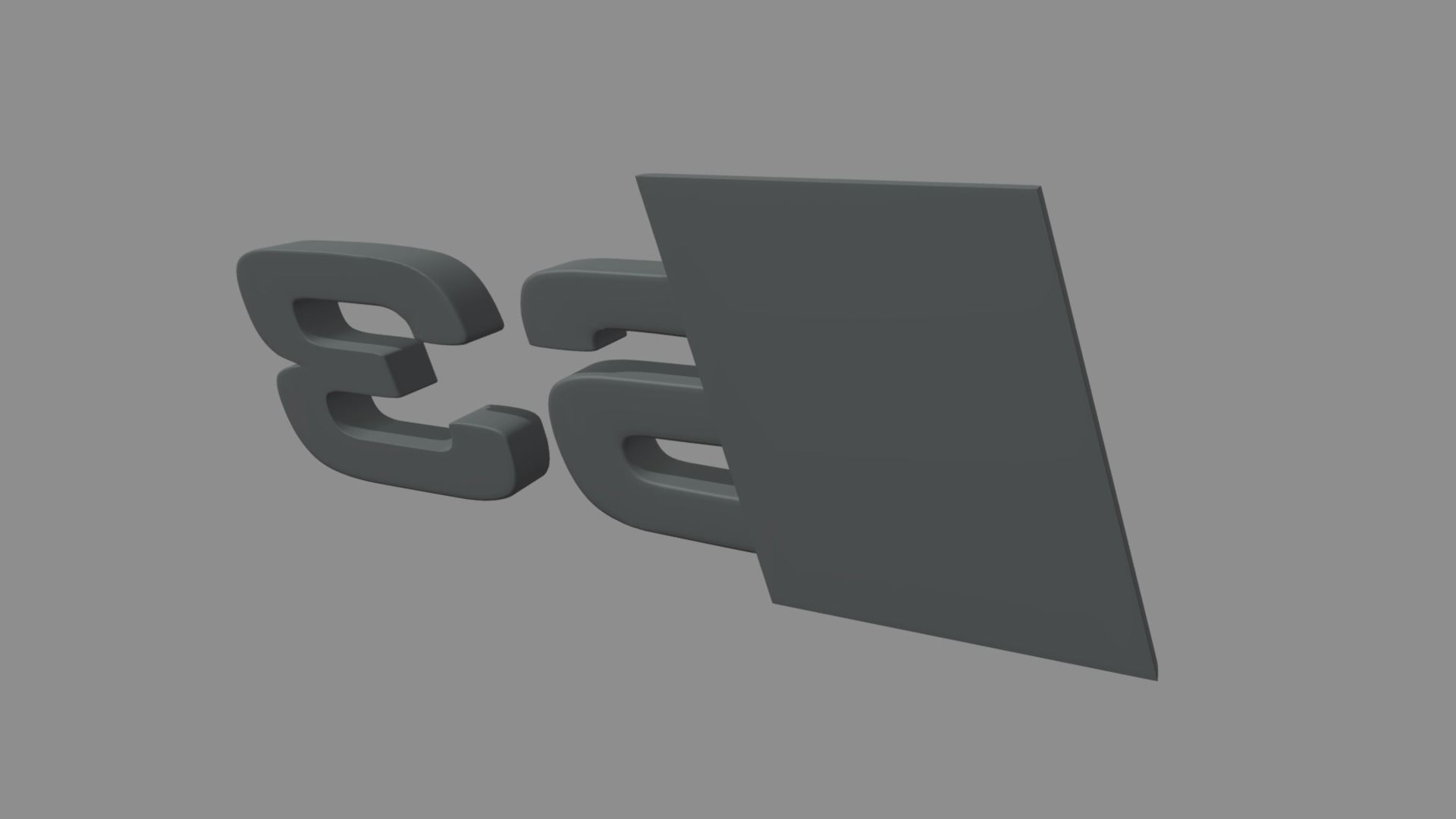 Logo Audi S3 3D model 3D printable | CGTrader