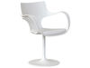 The Flute swivel chair plastic white 3D model | CGTrader