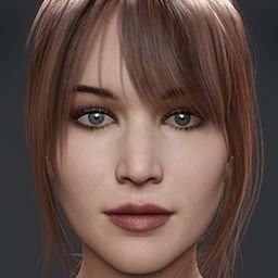 Jennifer Lawrence HD for Genesis 8-1 Female 3D model rigged | CGTrader