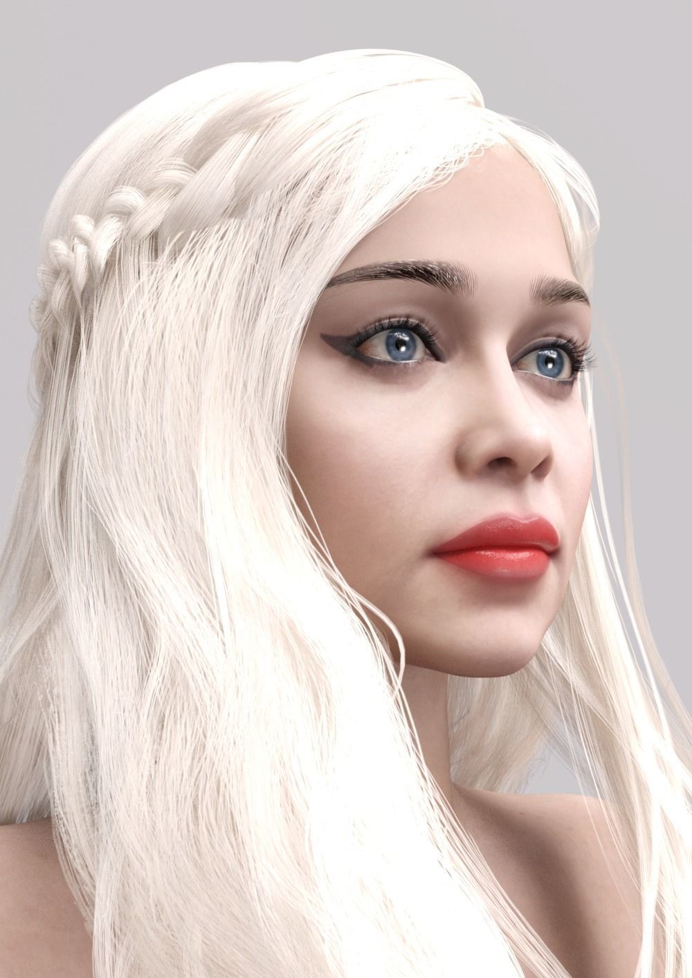 Emilia Clarke for Genesis 8 Female 3D model rigged | CGTrader